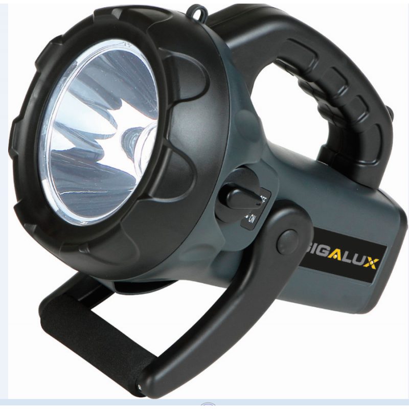 Lampe torche LED 800 lumens longue portée rechargeable