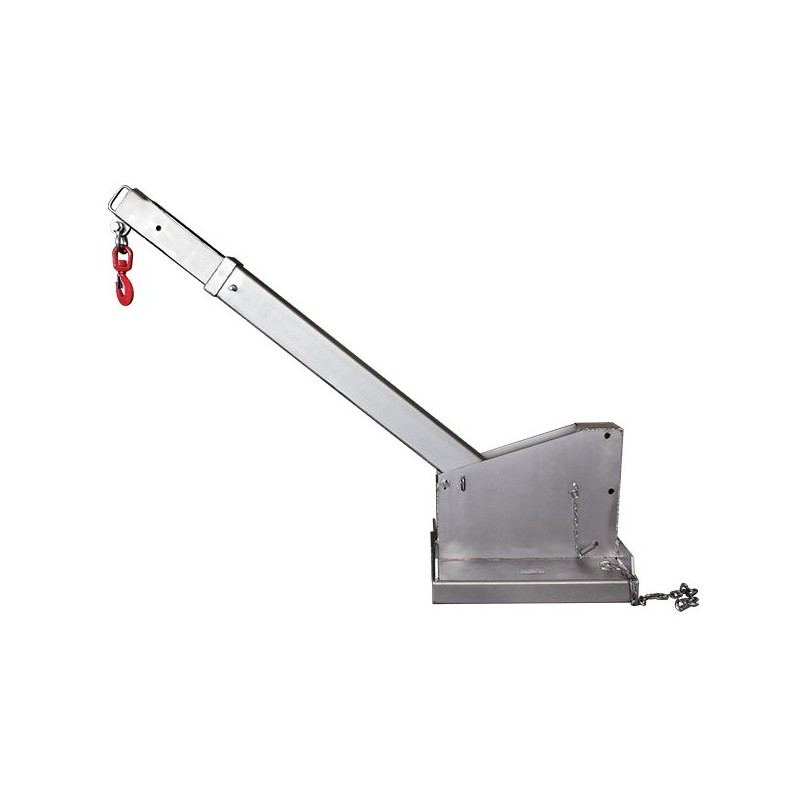 Potence télescopique inclinable pour fourches de chariot élévateur cmu ...